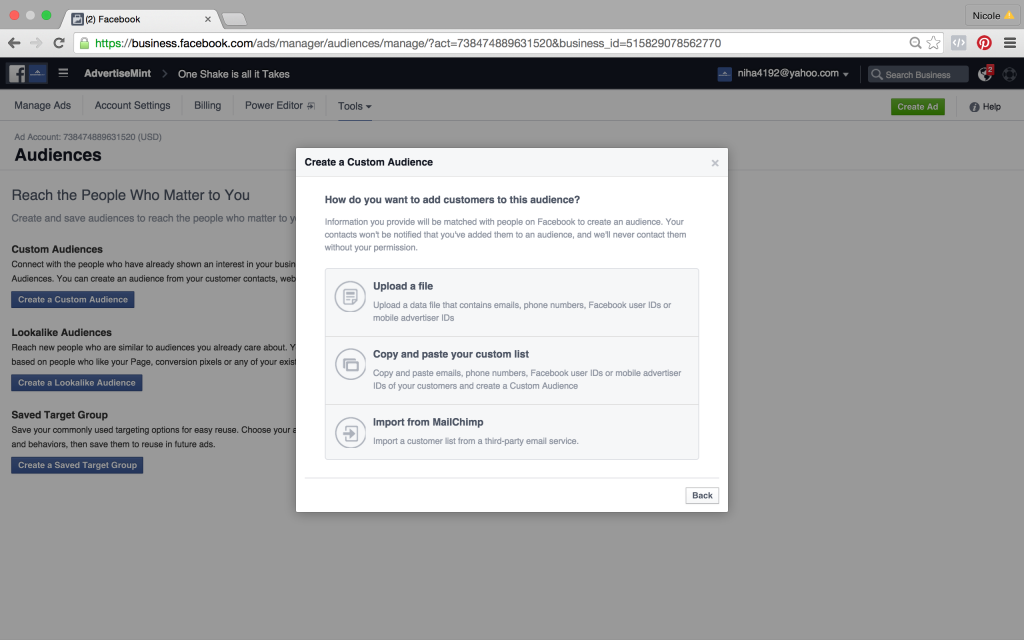 How-To: Upload Your Facebook Custom Audience - AdvertiseMint