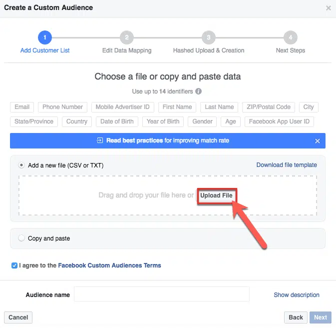 How to Upload a Custom Audience to Facebook - AdvertiseMint