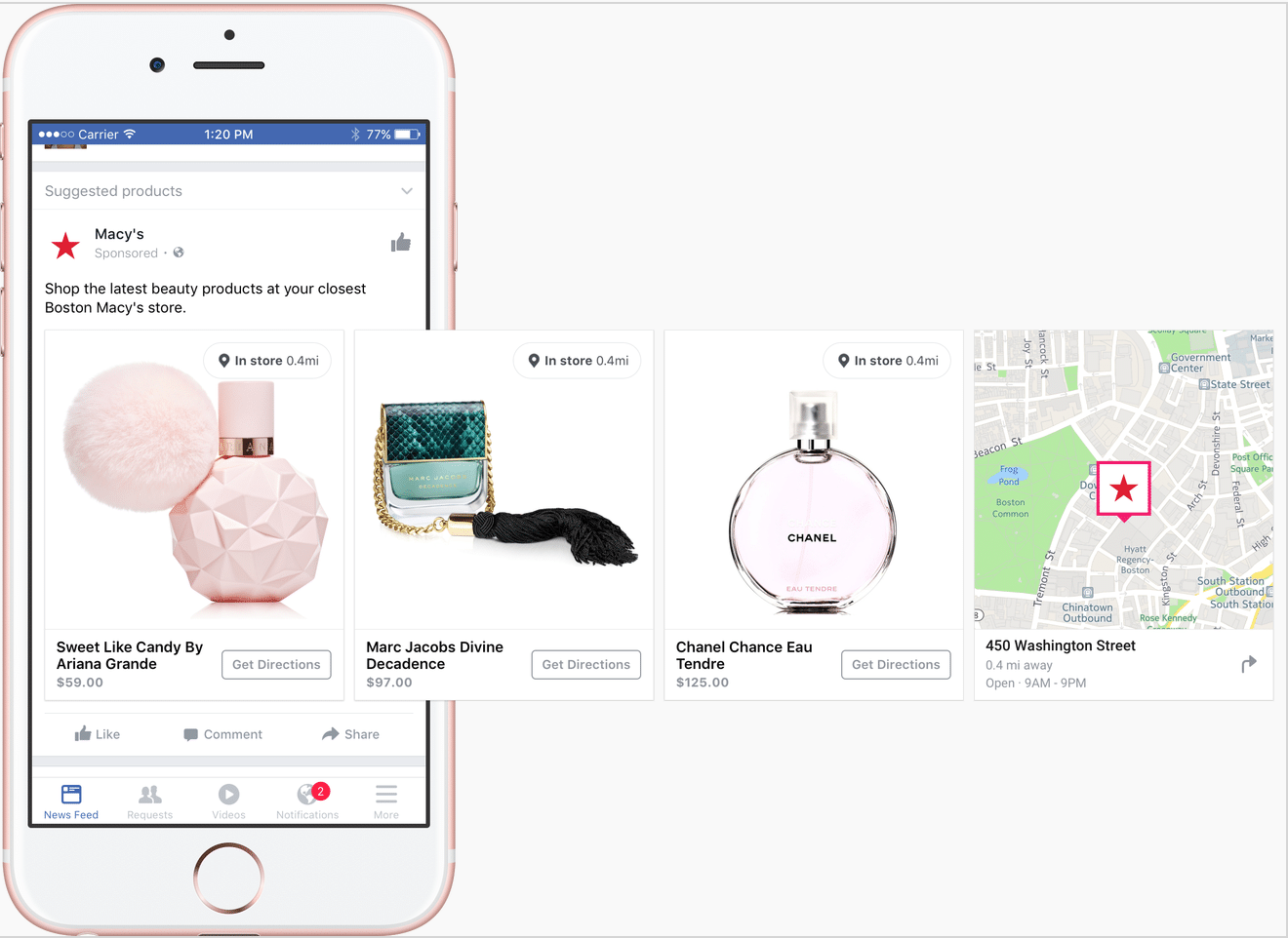 How to Add a "Get Directions" Button to Your Carousel Ad - AdvertiseMint