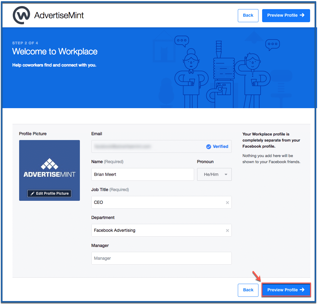 How to Set Up Facebook Workplace for Your Company - AdvertiseMint