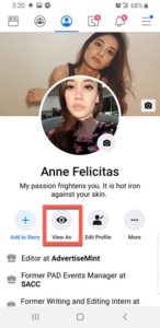 How To View Facebook Profile As Friend - AdvertiseMint