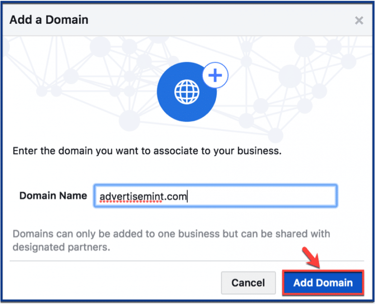 How to Verify Your Domain with Facebook - AdvertiseMint