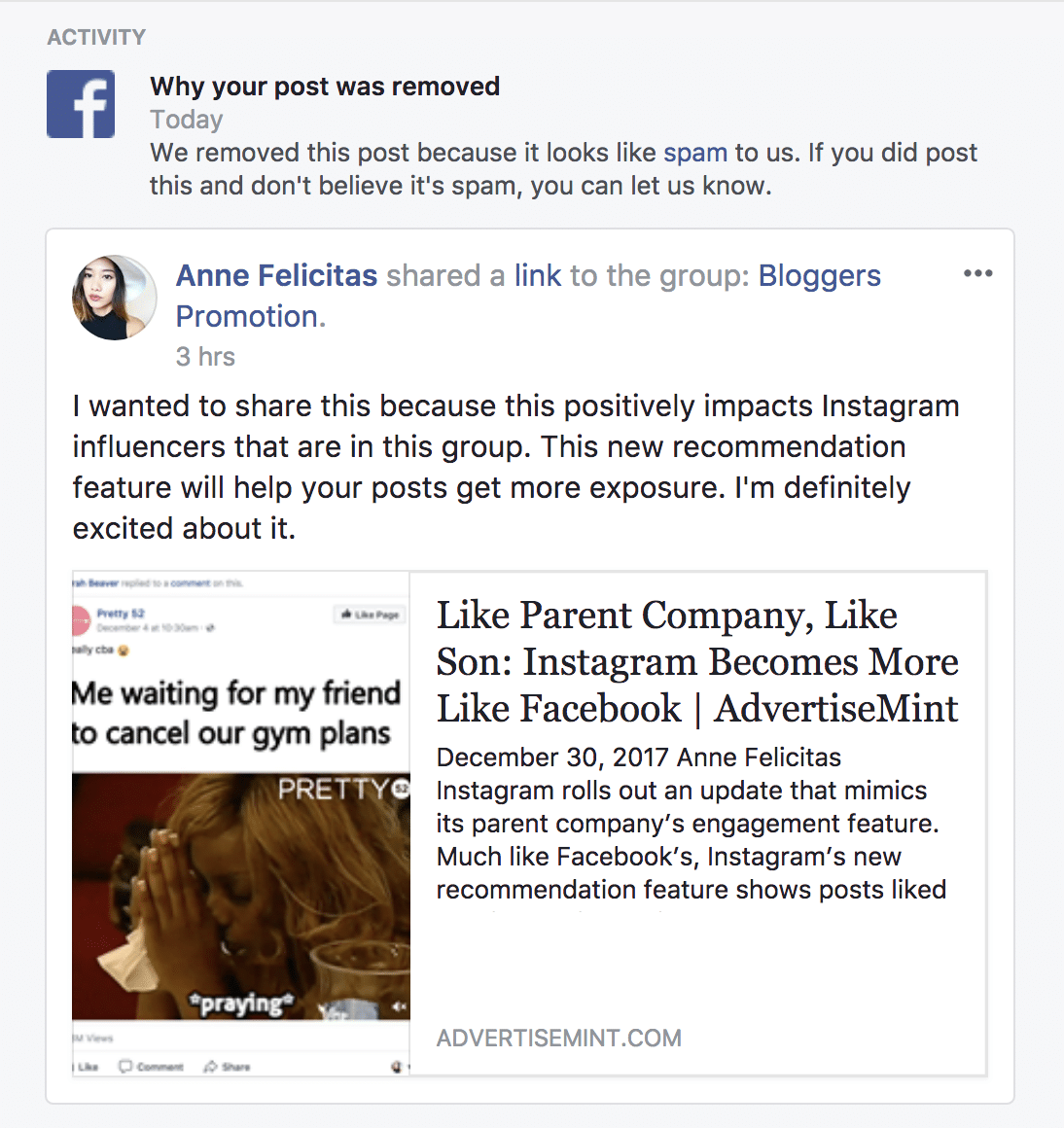 Do Real People Stop Spam on Facebook? - AdvertiseMint