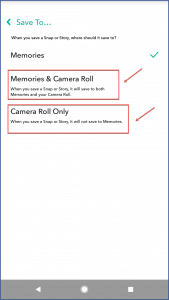 How To Save Snaps To Camera Roll - AdvertiseMint