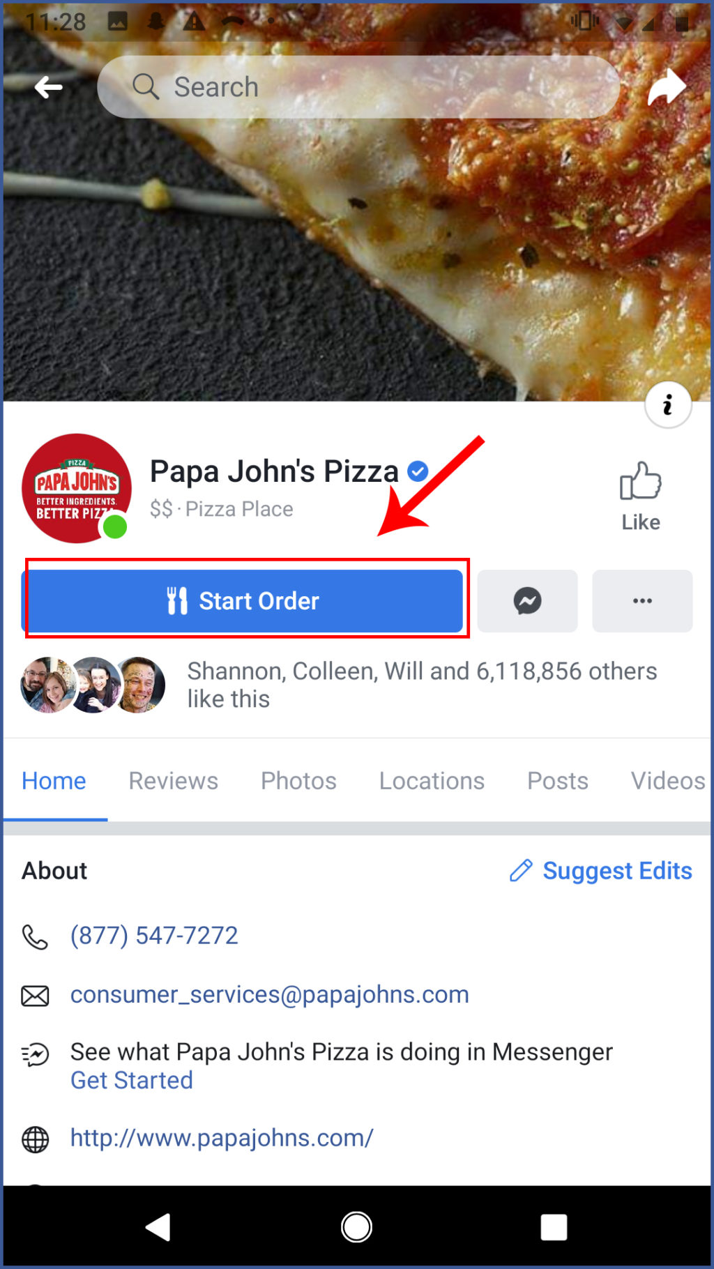 How to Order Food on Facebook in Two Ways - AdvertiseMint