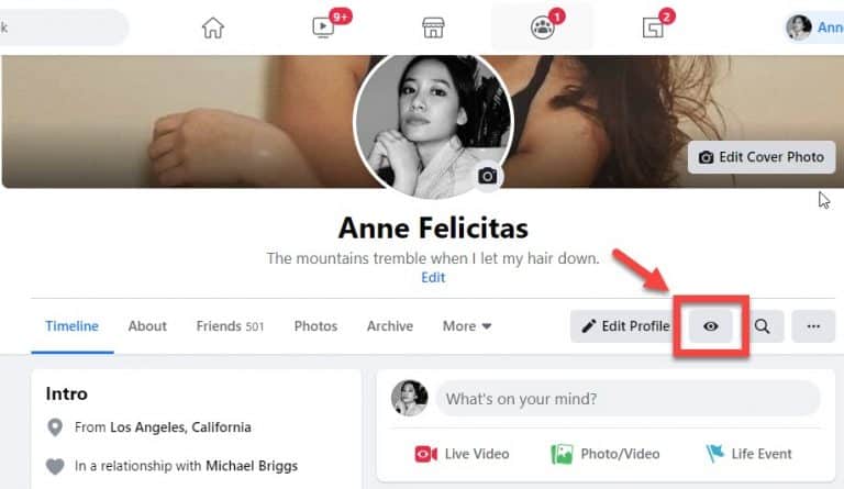 How To View Facebook Profile As Friend - AdvertiseMint
