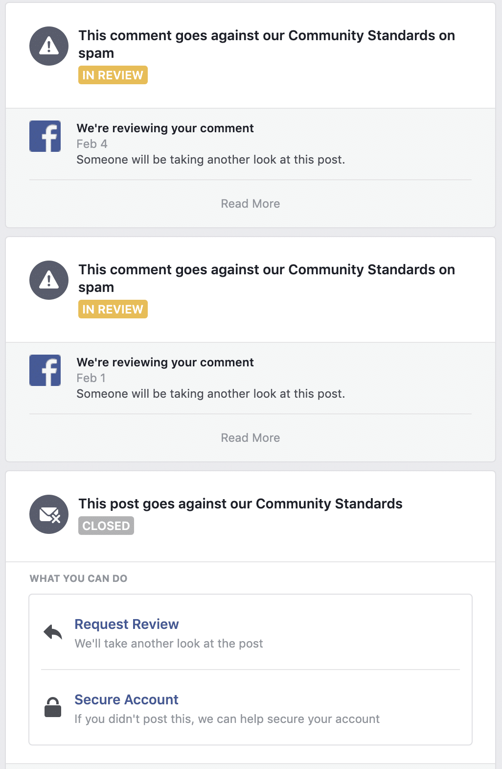 Instagram Warning Message - Your Account May Be Deleted - AdvertiseMint