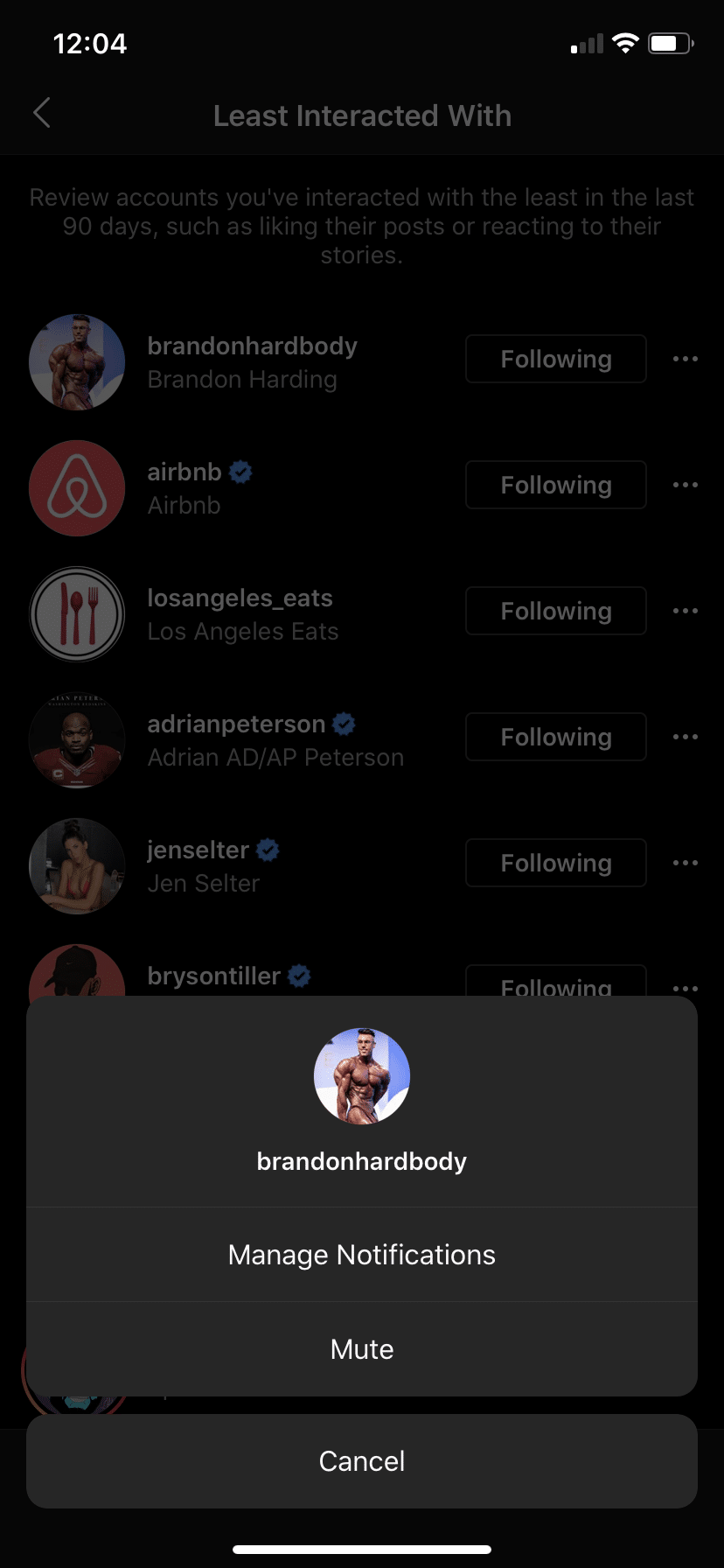 Instagram Share And Following List Order - AdvertiseMint