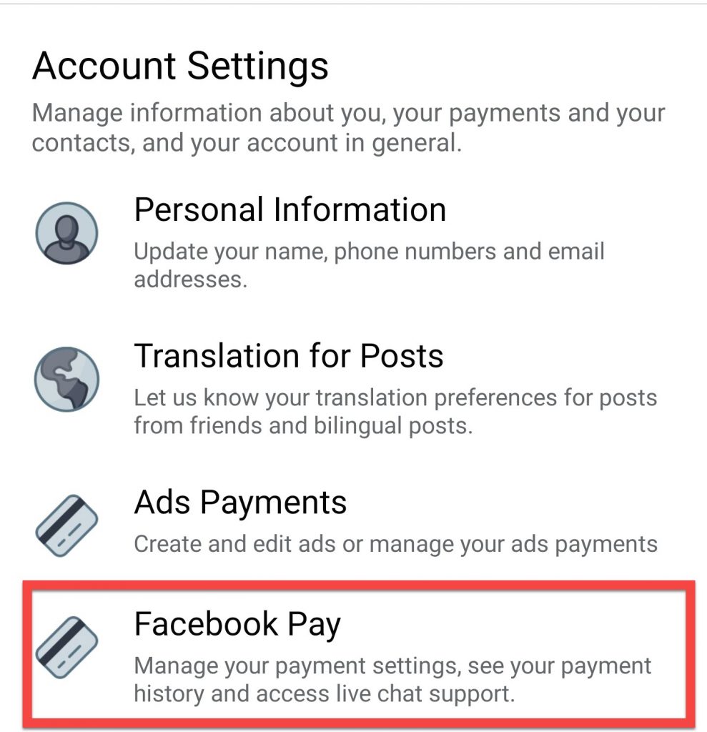 Facebook Pay Setup On Messenger And Facebook Advertisemint