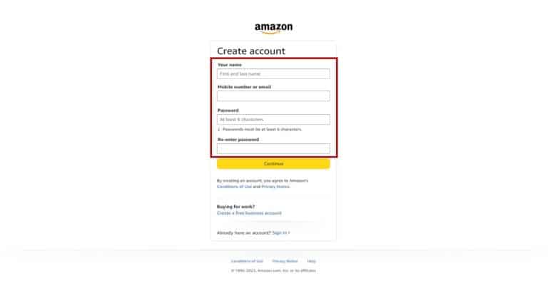 How to Make an Amazon Account in 5 Easy Steps